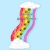 I Wish the Rainbow Bridge Had Visiting Hours 3" Sticker, Pet Memorial ...