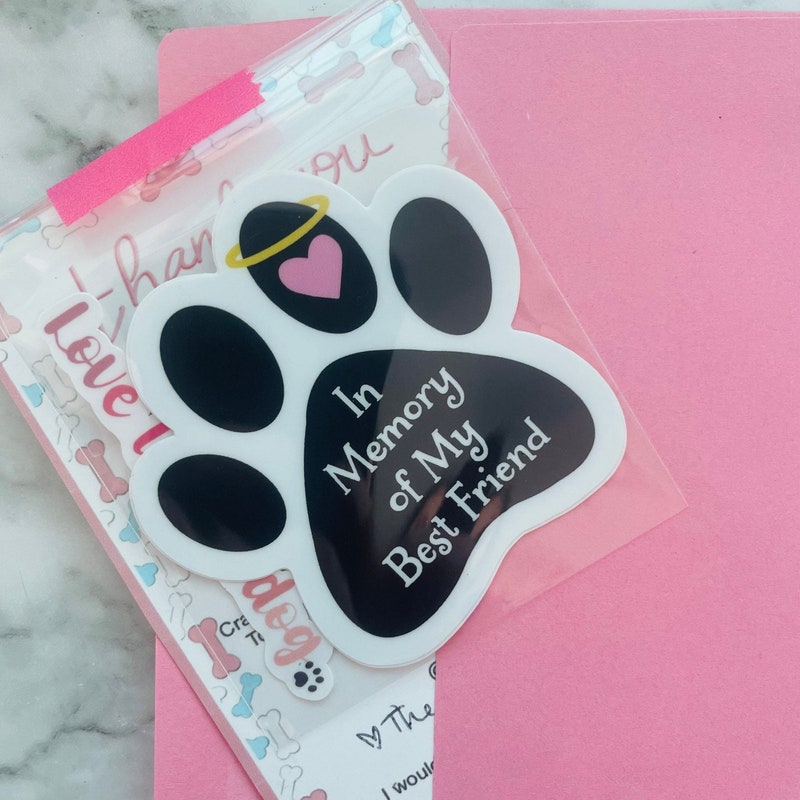 Dog Memorial Decal - Etsy