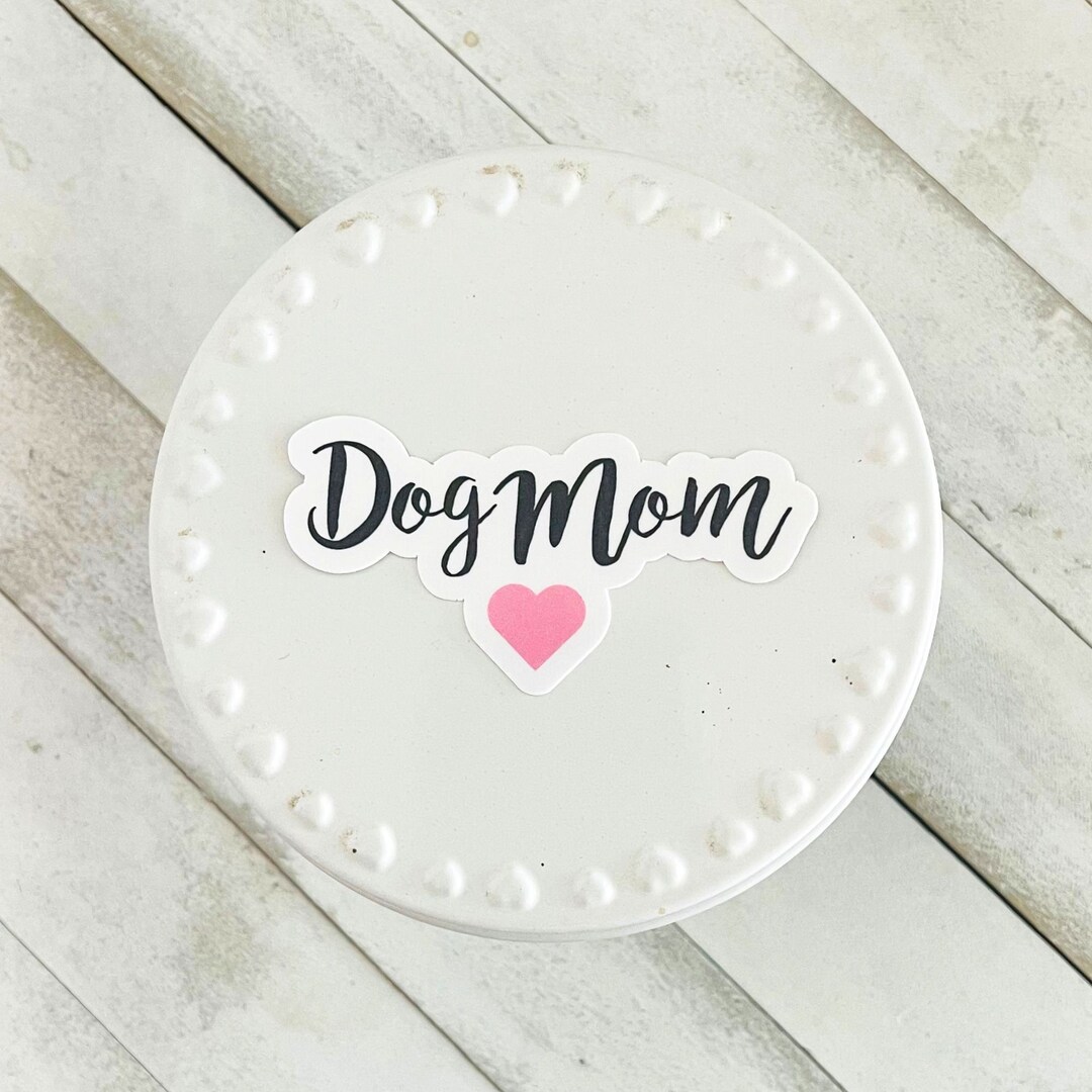 Dog Mom Sticker: Waterproof Decal for Water Bottle - Etsy