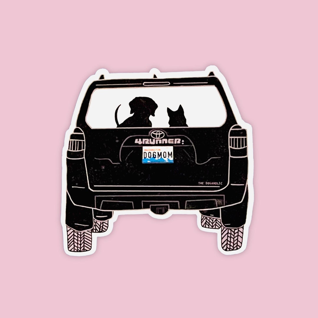 4runner Suv Sticker, Custom Dog Sticker, Backseat Dog Car Sticker for ...