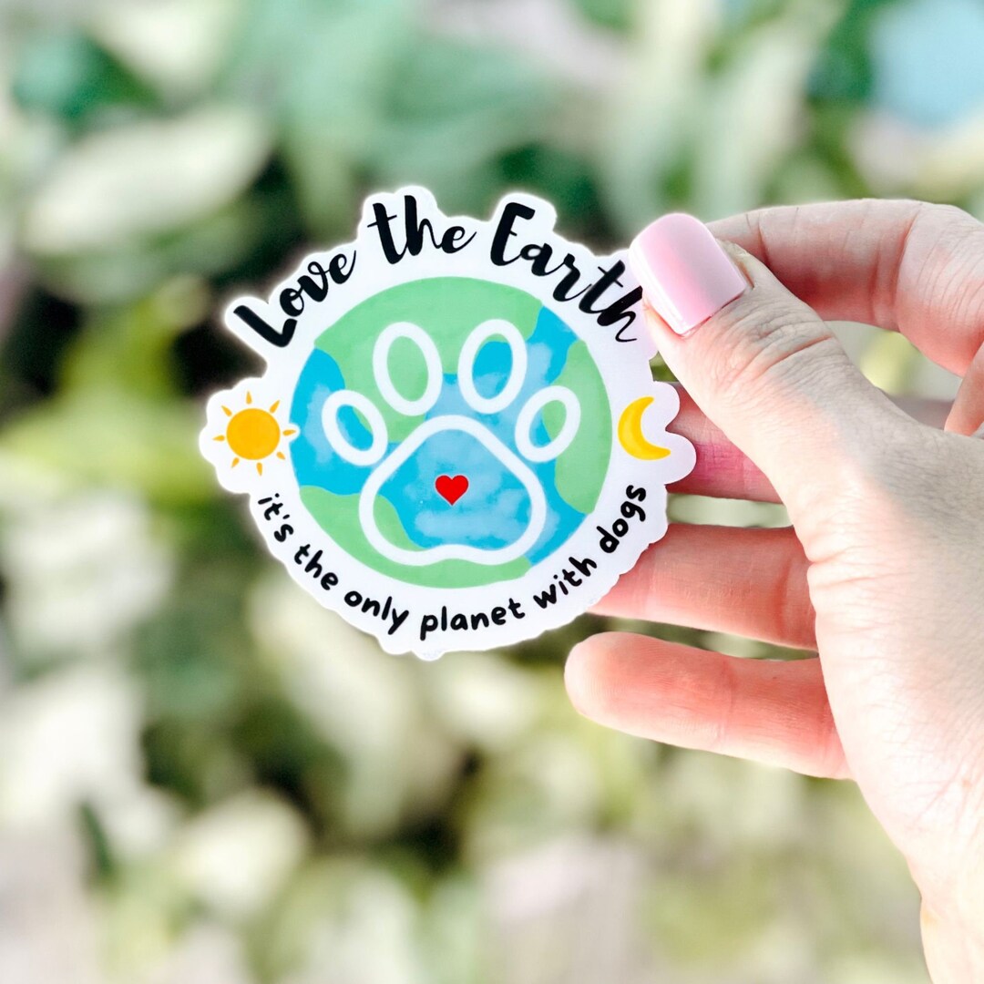 Earth Day Sticker, Environmental Awareness Sticker, Love the Earth ...