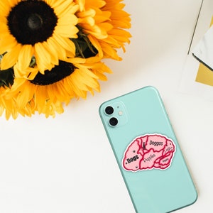 Funny Dog Brain Sticker: Labeled Lobes Decal, Gift for Dog Lover - Etsy