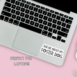 Foster Dog Sticker Decal, Foster Parent Gift, Foster Mom Sticker, Dog ...