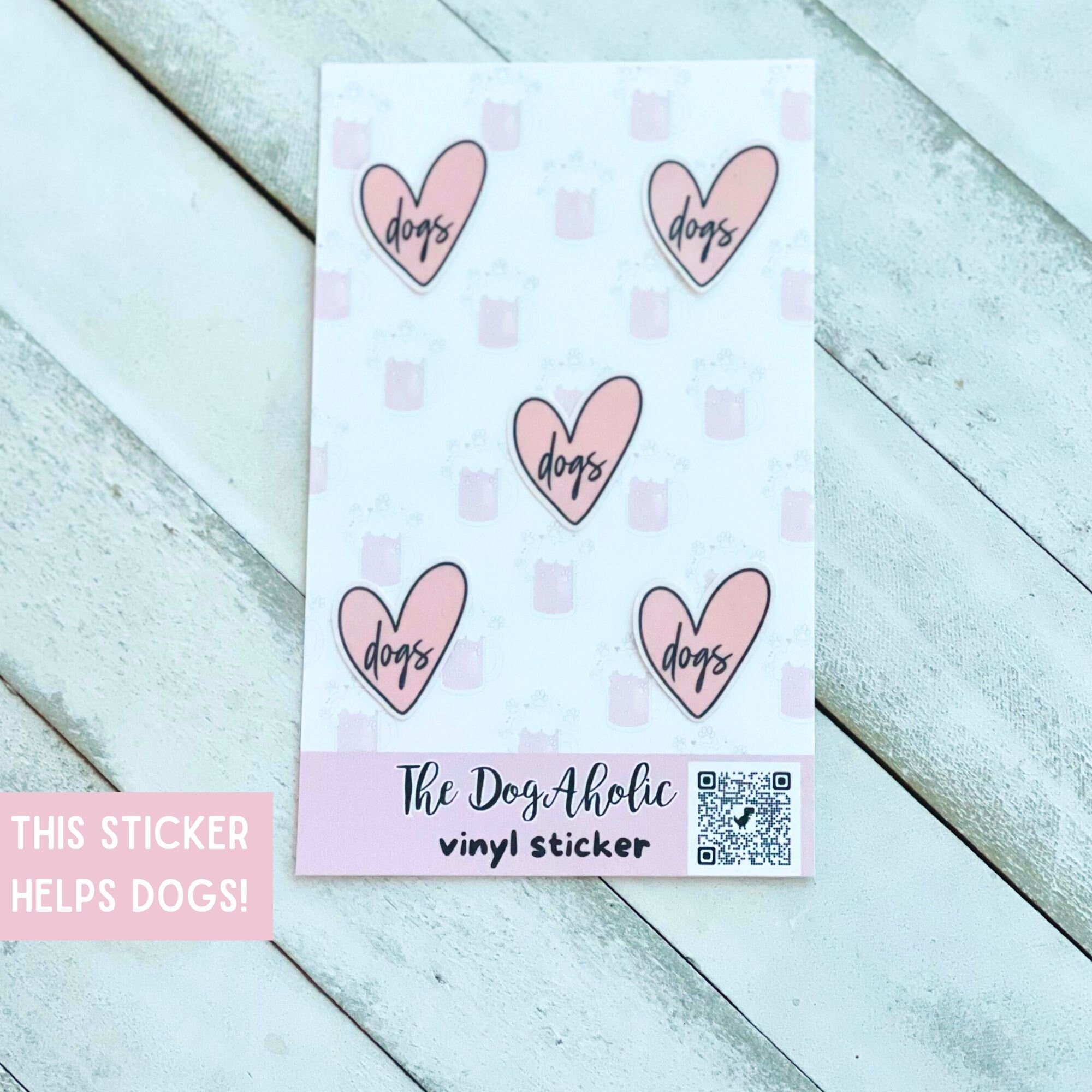 Dog Heart Sticker Pack Dog Stickers Dog Sticker Set Dog - Etsy