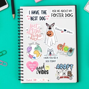 Foster Dog Sticker Decal, Foster Parent Gift, Foster Mom Sticker, Dog ...