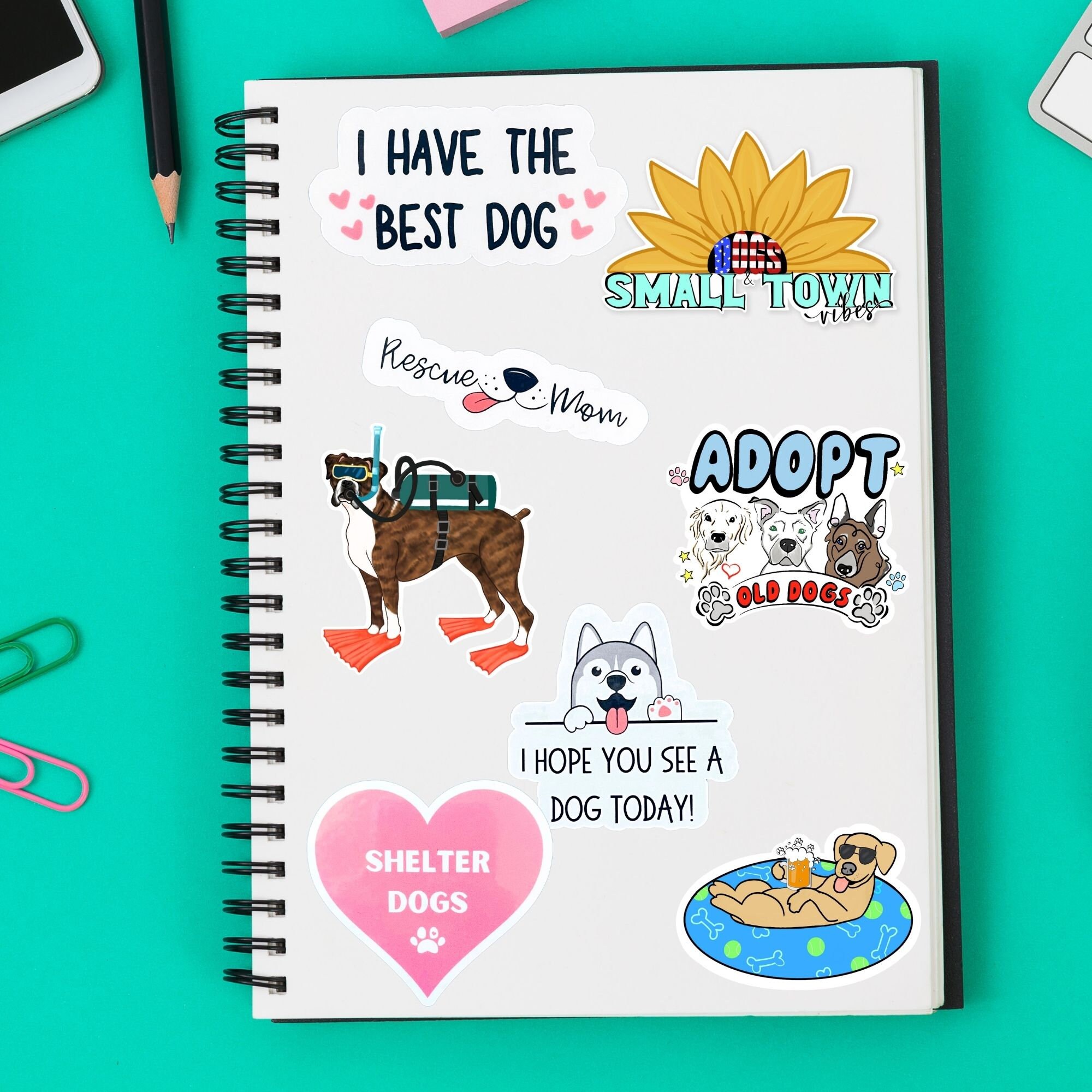 Dog Pool Floaty Sticker Summer Dog Sticker Funny Labrador - Etsy