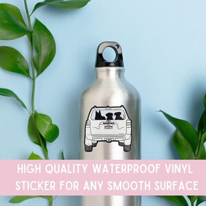 Custom 4runner Suv Sticker, Dogmom Sticker, Dog Silhouette, Sticker for ...