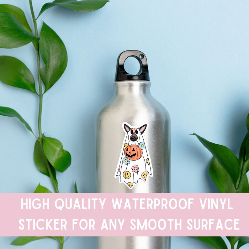 Ghost Sticker, Halloween Ghost Dog, Halloween Sticker, Spooky Pup ...