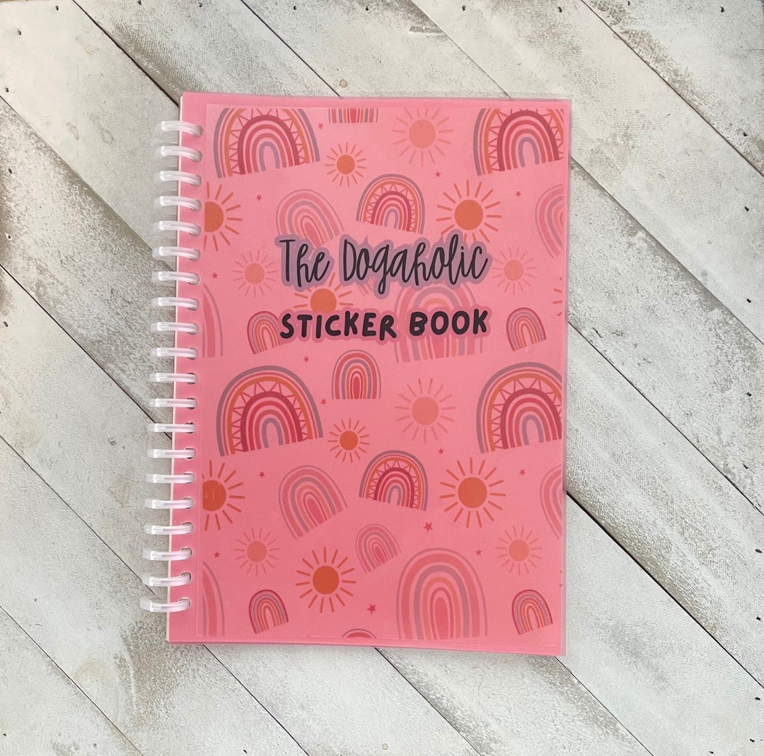 Sticker Book, Reusable Custom Book for Stickers, Emotional Support ...