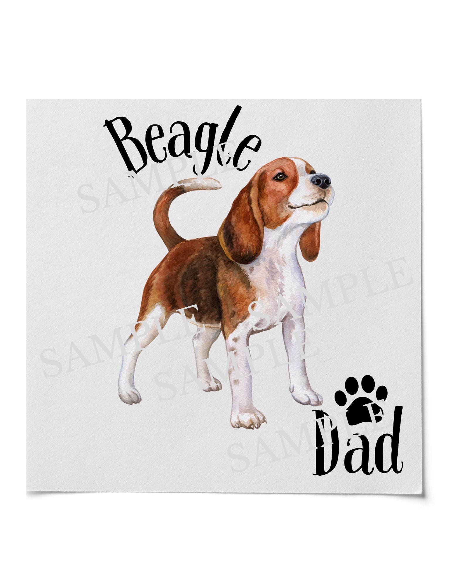 Beagle PNG Designs for Print Sublimation or Transfers. so - Etsy