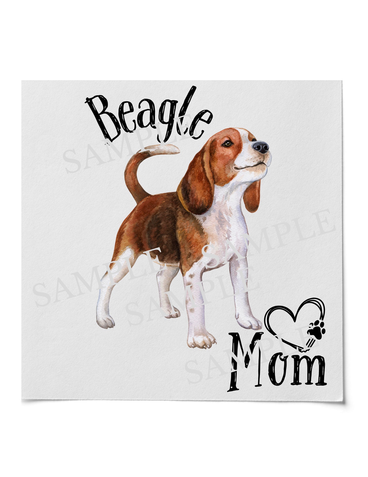 Beagle PNG Designs for Print Sublimation or Transfers. so - Etsy