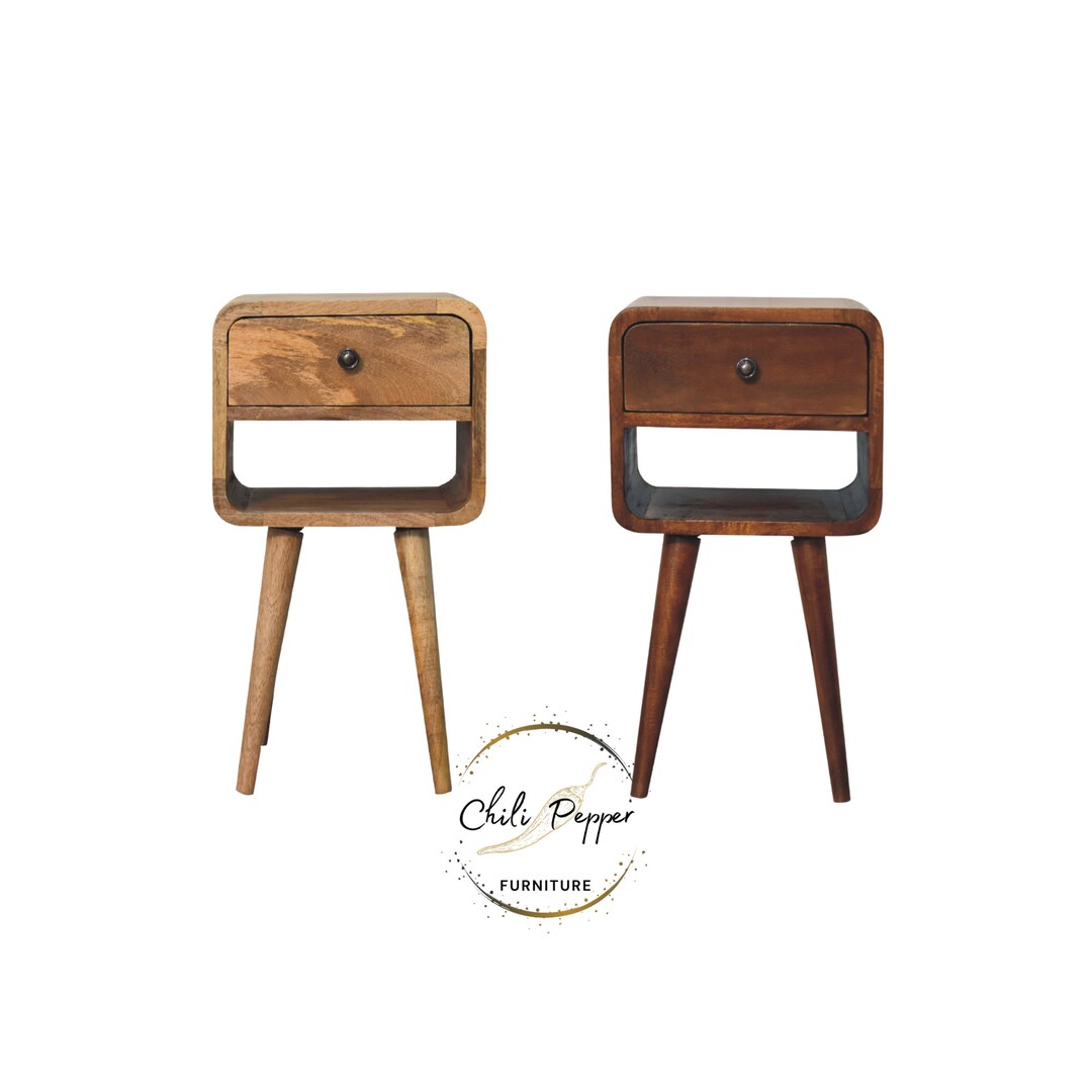 Mini Bedside Table Small Bedside Table Narrow Nightstand - Etsy