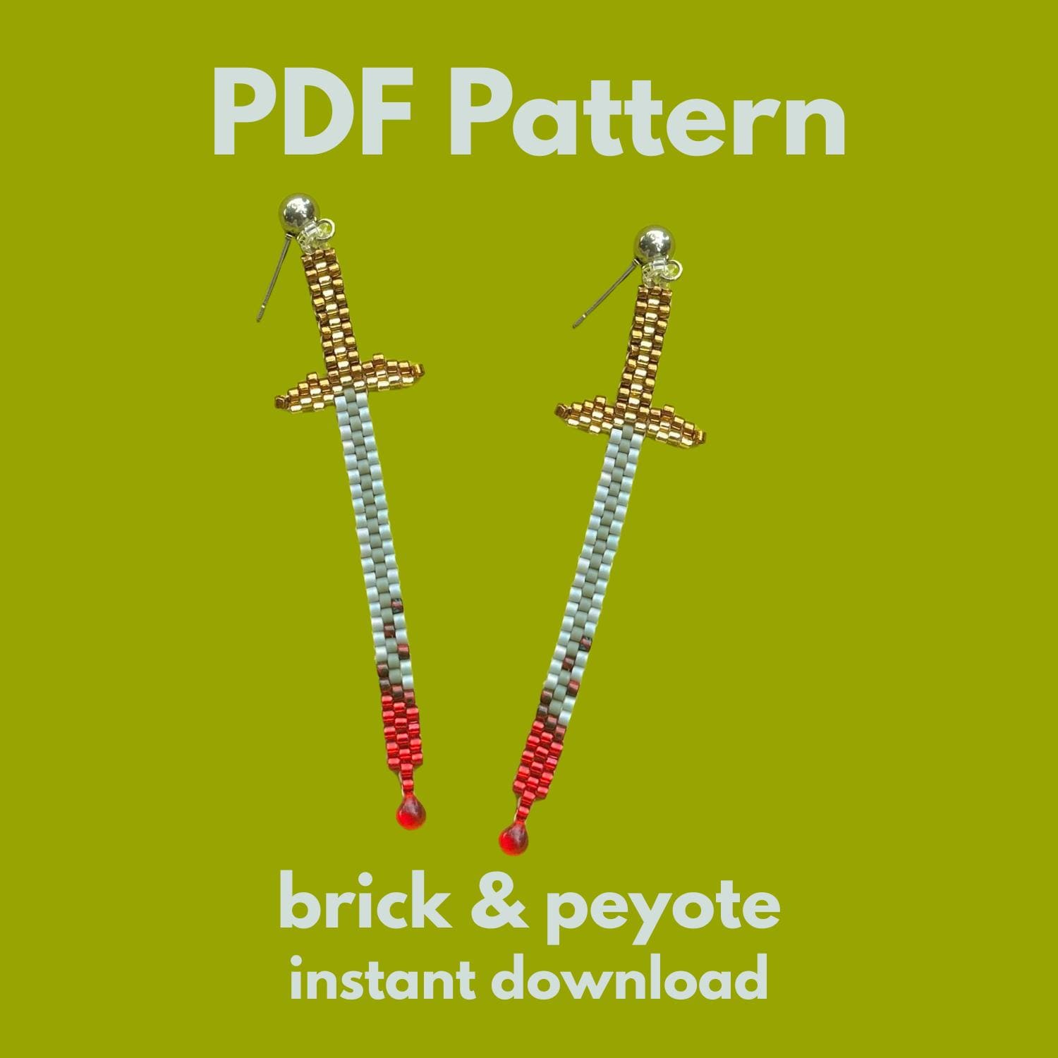 Sword Bead Pattern | Knife Bead Pattern - Etsy