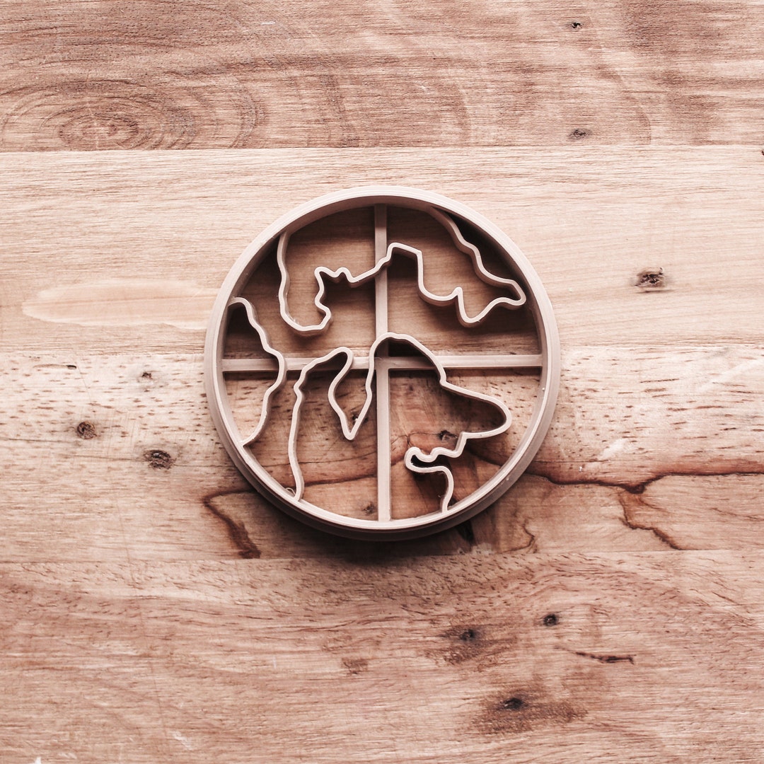 Earth Cookie Cutter, Playdough Cutter, Fondant, Clay - Etsy