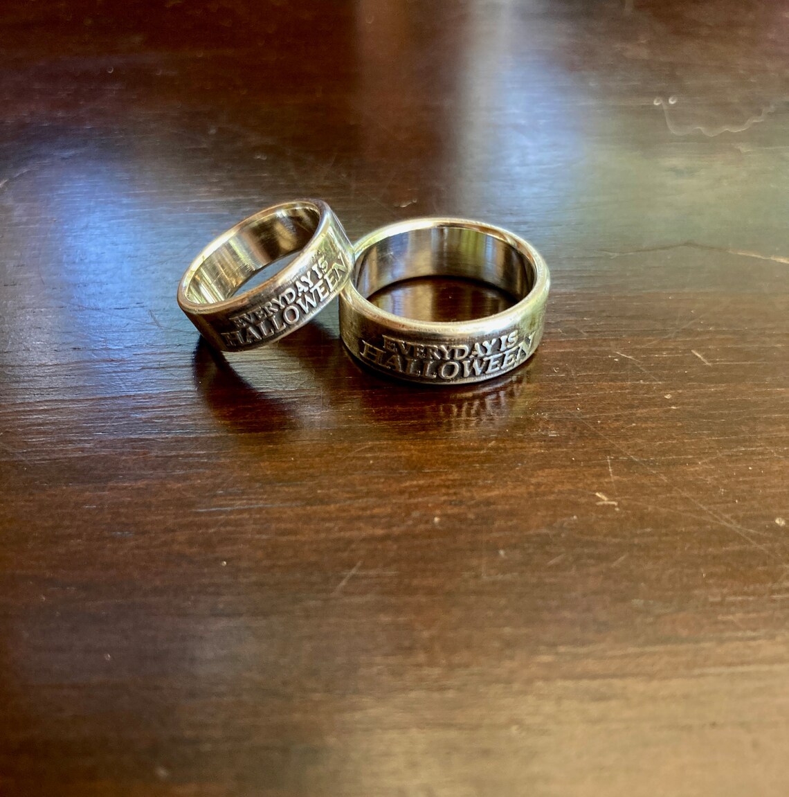 Halloween Ring Everyday is Halloween Ring / Womens Rings Mens - Etsy