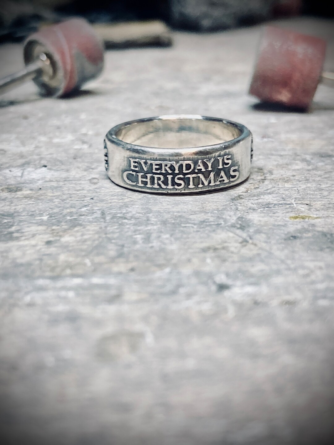 Christmas Jewelry Ring Everyday is Christmas With You Ring Love ...