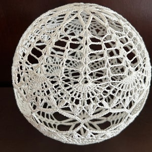 Pattern PDF Christmas Decor Crochet Sphere With Tea Light Vintage ...