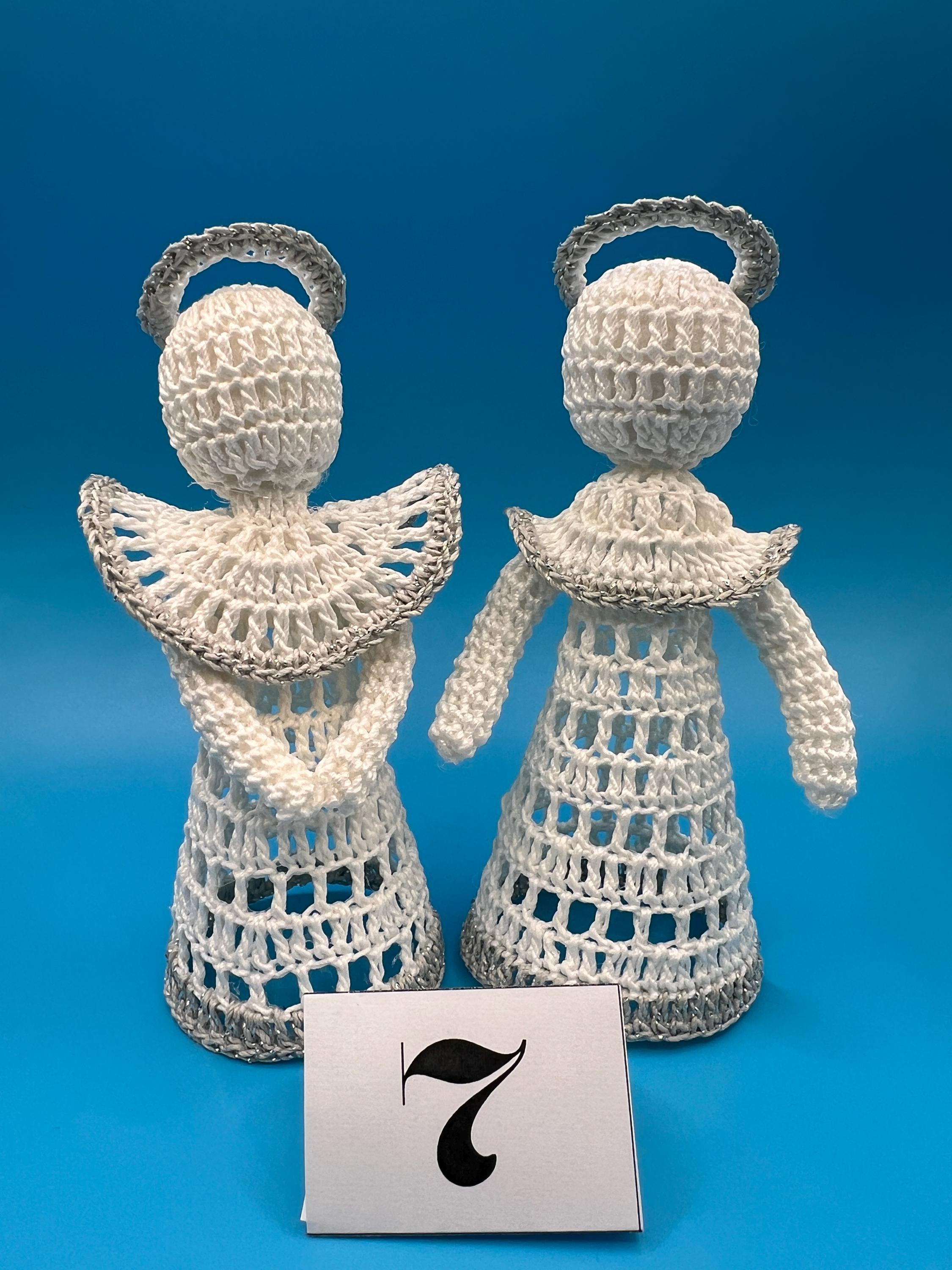Christmas Gift Box With Crochet Angel (choose the One You Like ...
