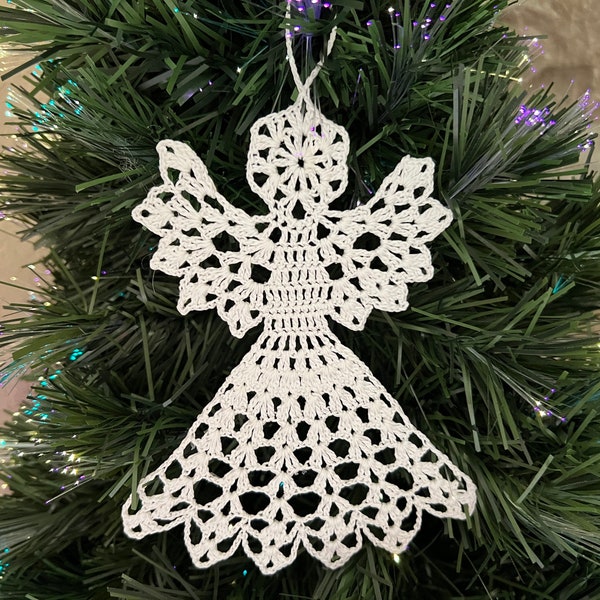 Crochet Flat Angel Pattern - Etsy