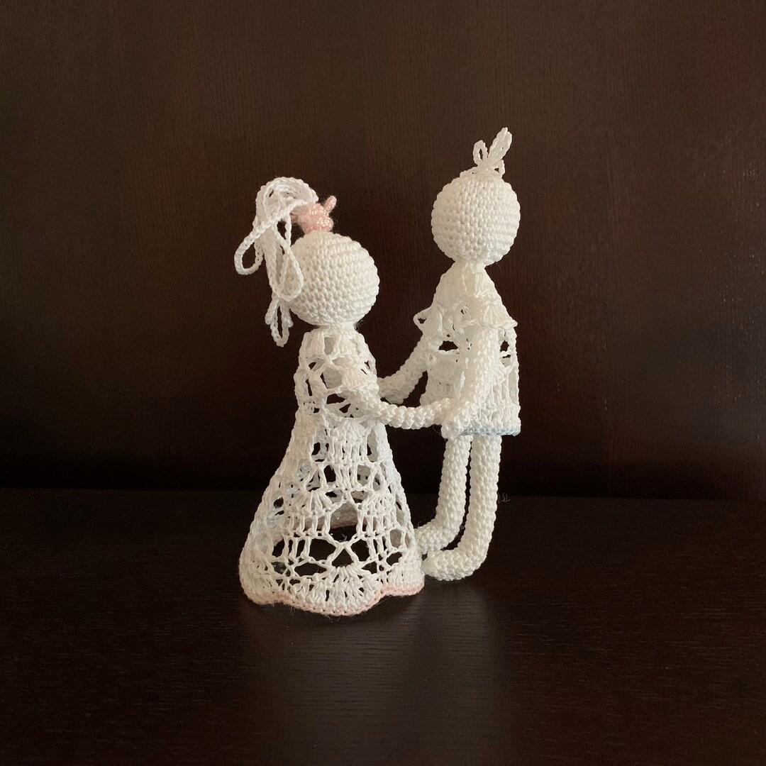 PDF Pattern Wedding Cake Topper, Bride and Groom, Cute Couple ...