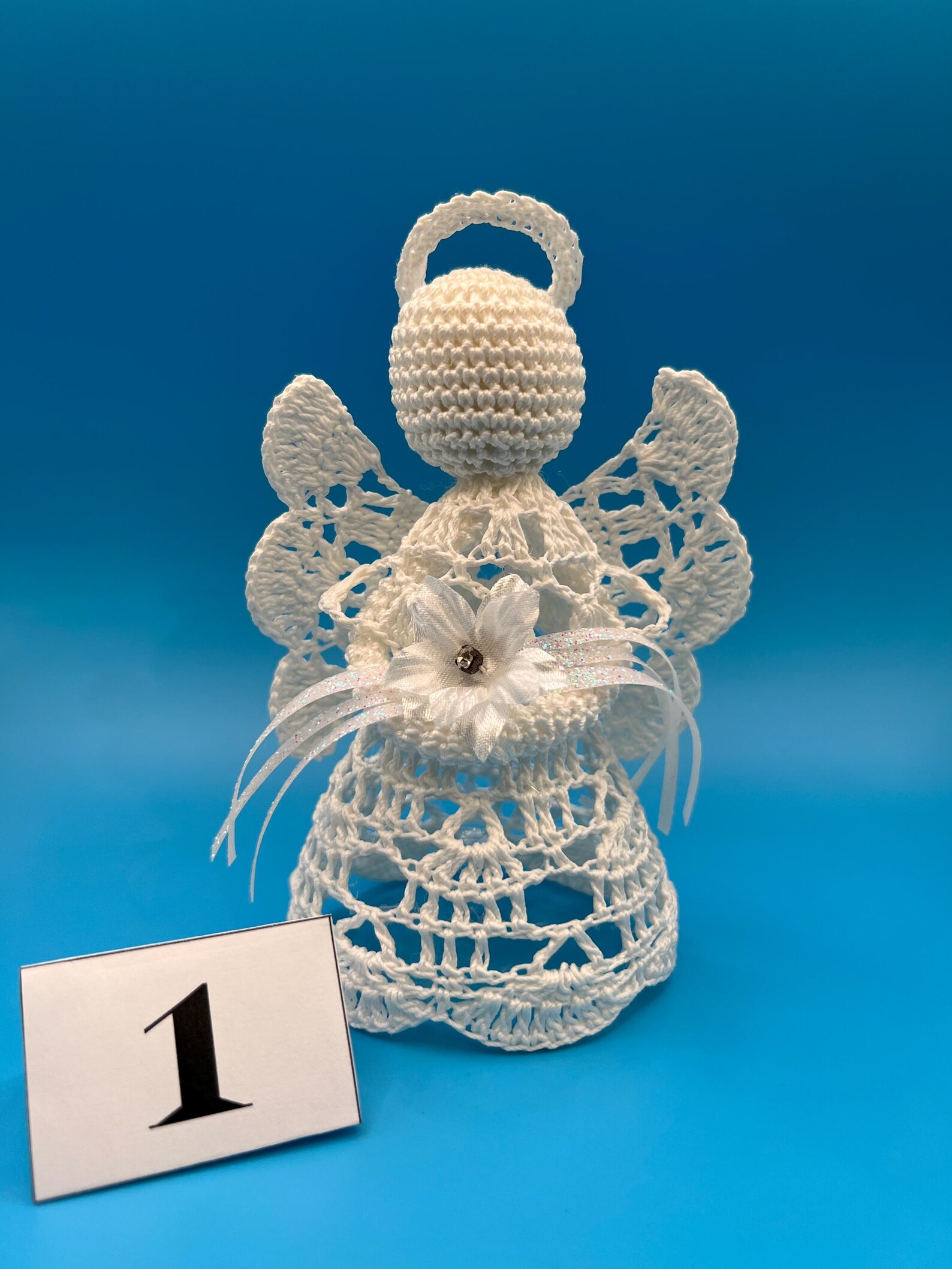 Christmas Gift Box With Crochet Angel (choose the One You Like ...