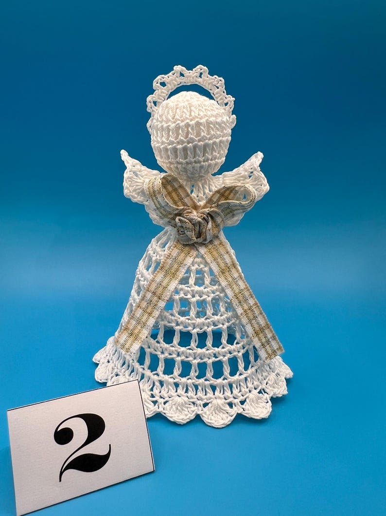 Christmas Gift Box With Crochet Angel (choose the One You Like ...