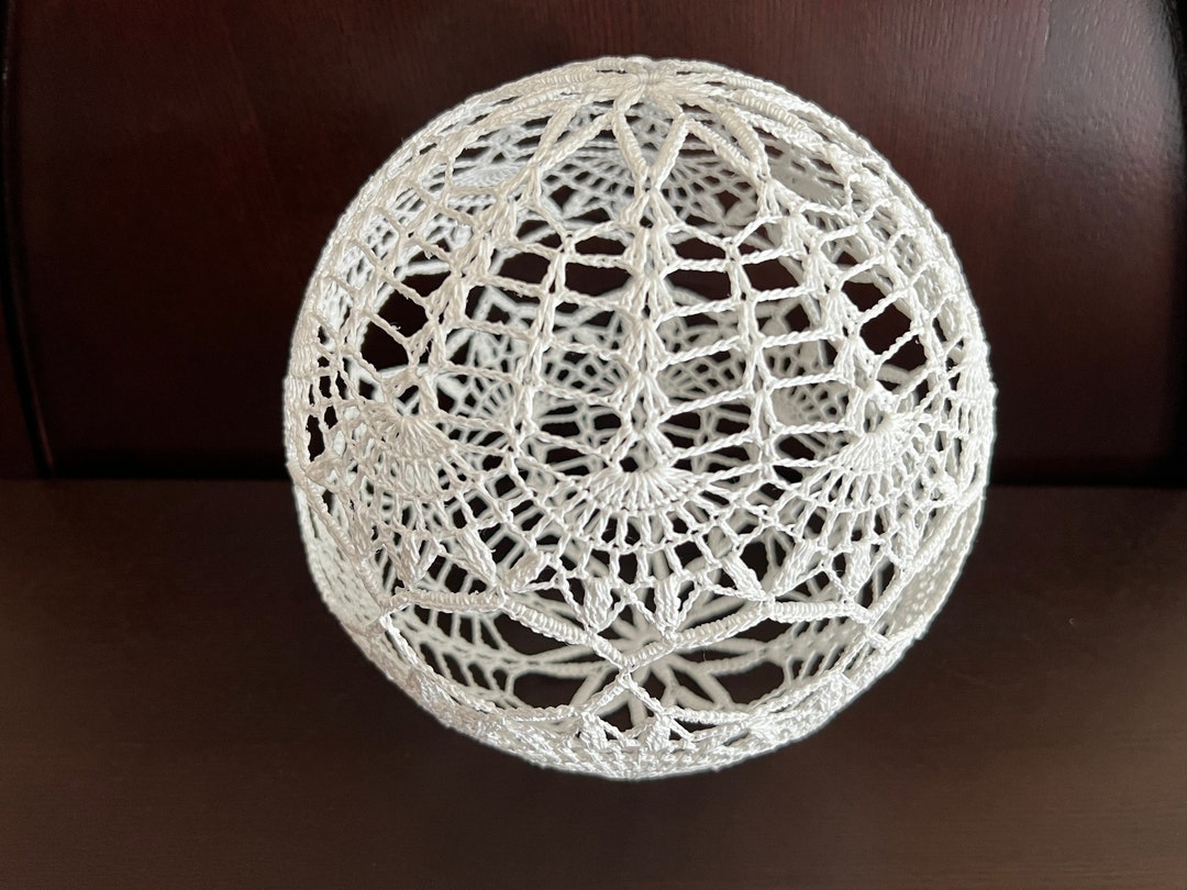 Pattern PDF Christmas Decor Crochet Sphere With Tea Light Vintage ...