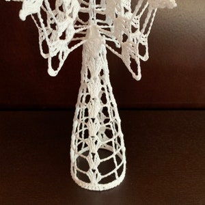 Pattern 3D Snowflake Crochet Unique Handmade Christmas Tree Topper PDF ...