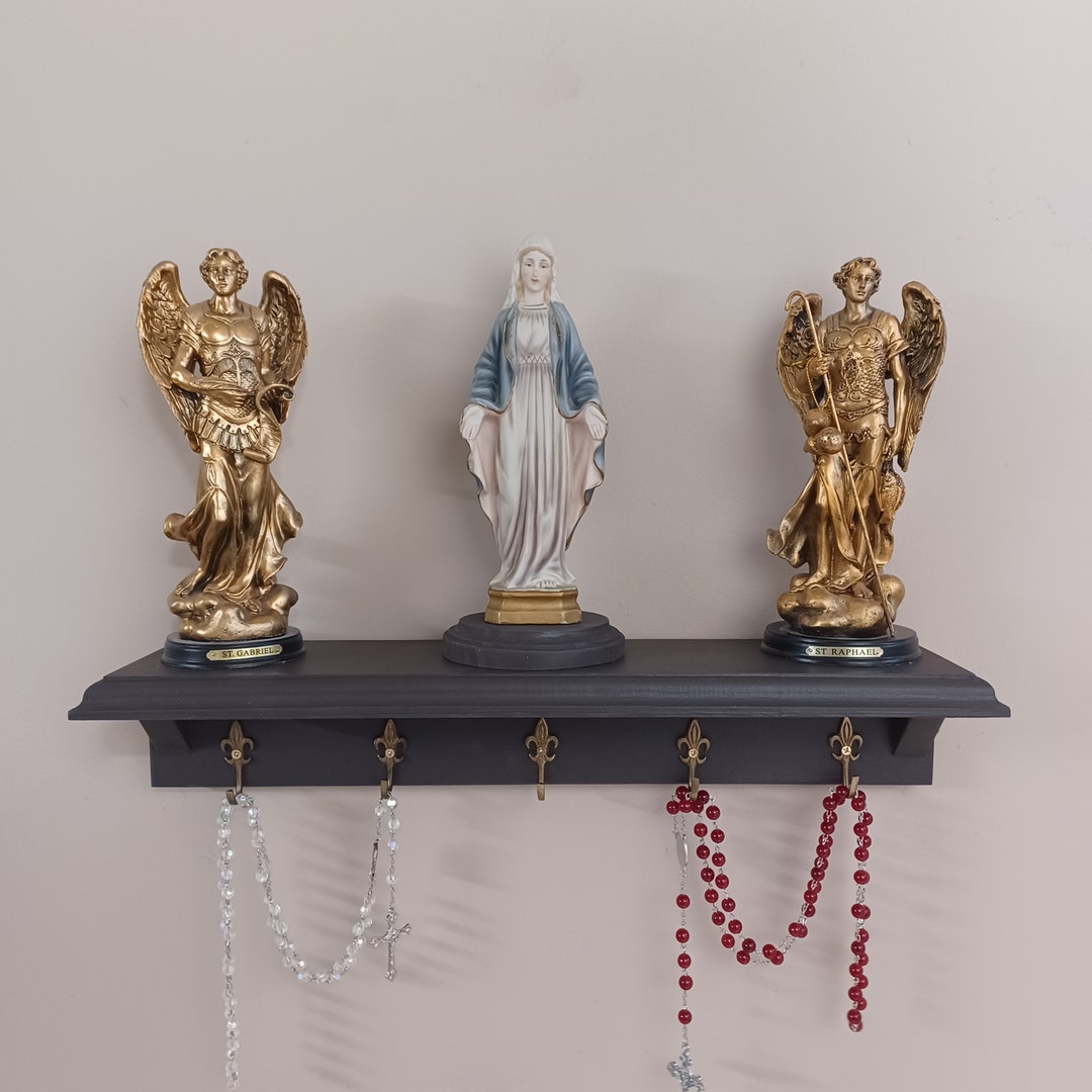Rosary Hanger Display Shelf brown - Etsy