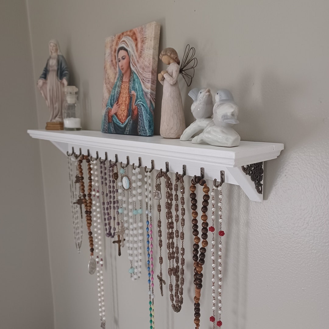 13-hook Rosary Hanger Shelf - Etsy