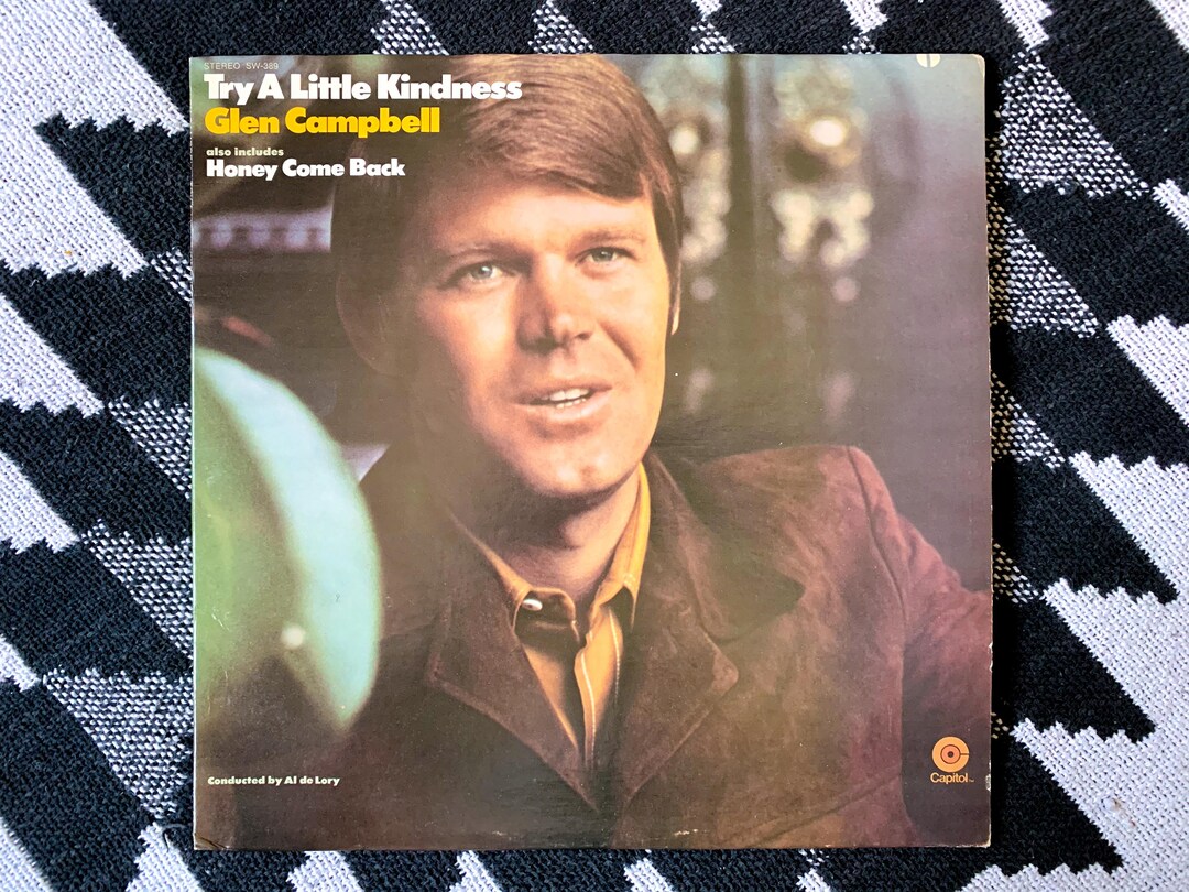 Glen Campbell Try a Little Kindness Vinyl Record 60s Both - Etsy