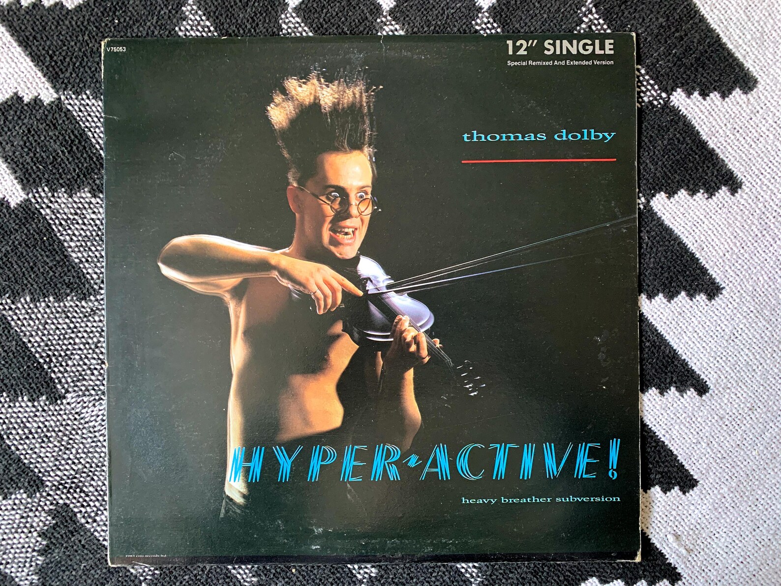 Thomas Dolby Hyperactive 12 Maxi Single Vinyl Record | Etsy