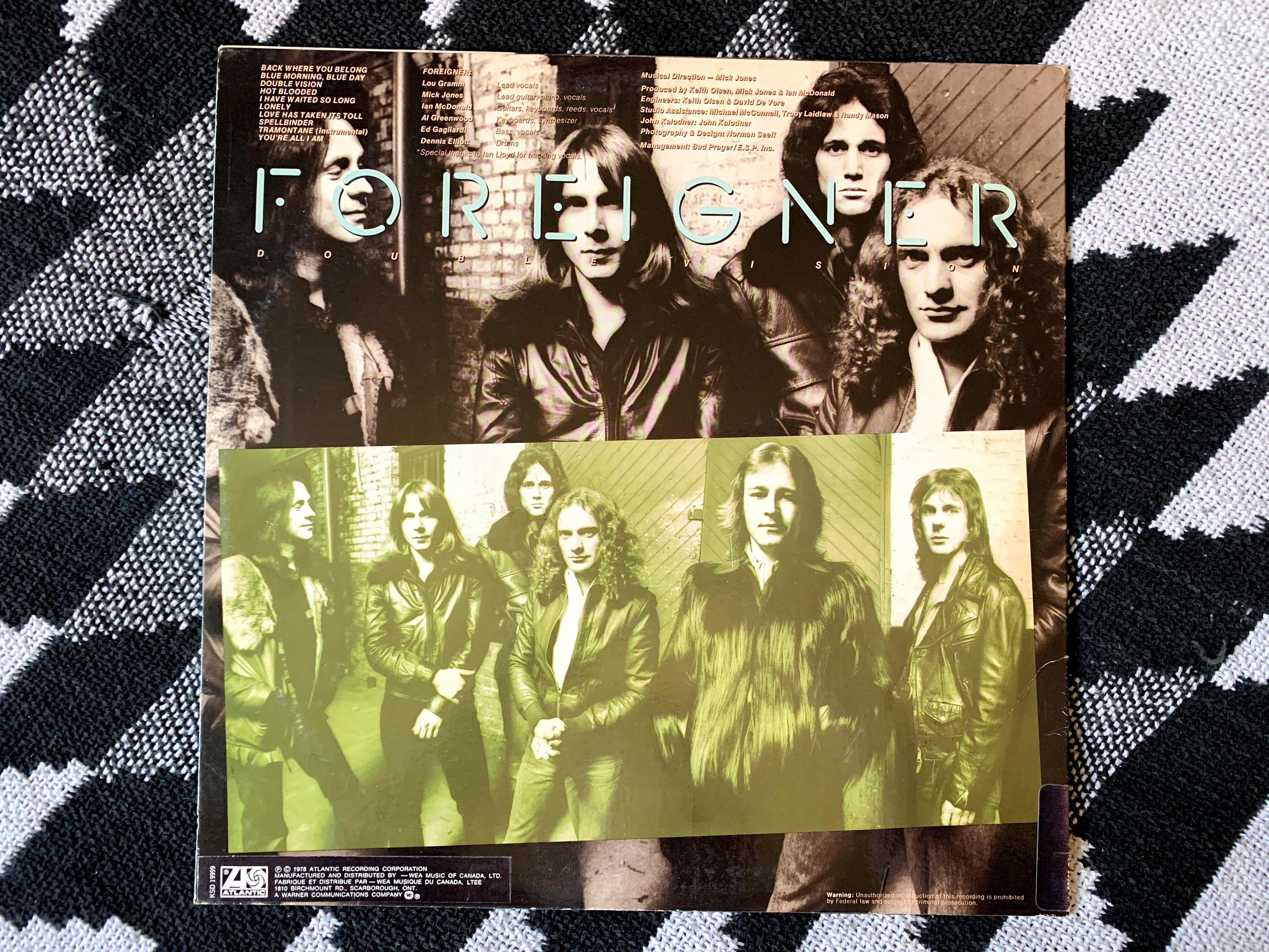 Foreigner Double Vision Vinyl Record 70s Hot Blooded Classic - Etsy España Foreigner Double Vision Vinyl Record 70s Hot Blooded Classic - Etsy España