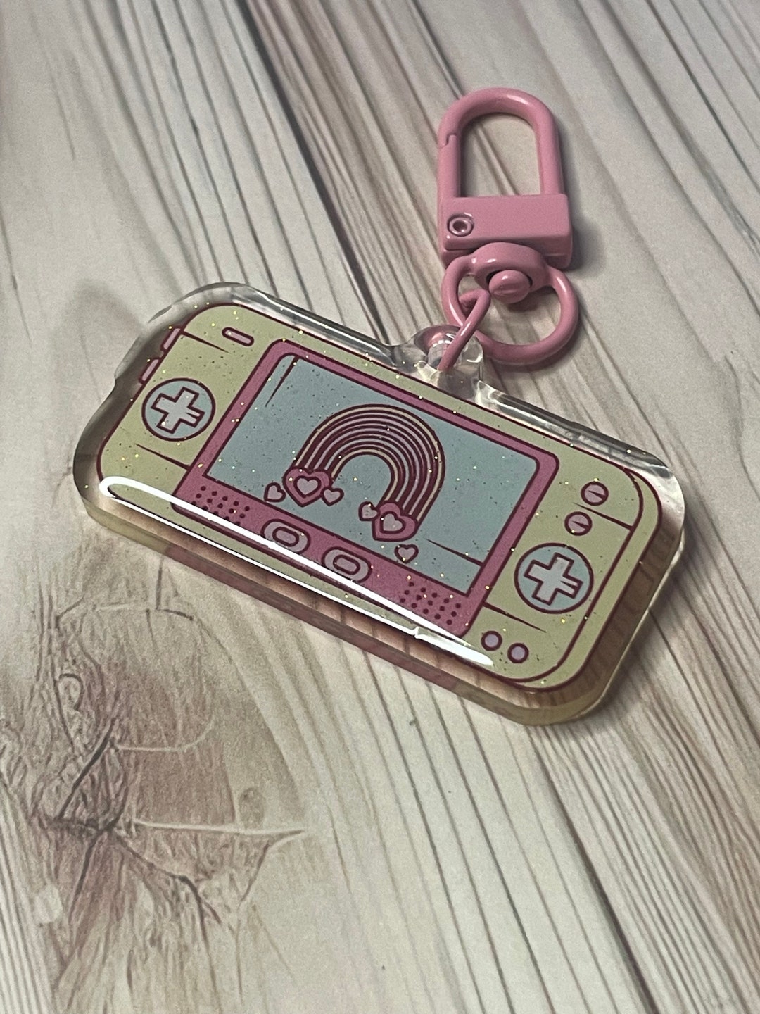 Cute Console Acrylic Keychain - Etsy