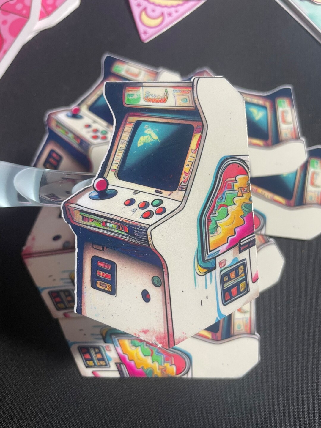 Arcade Sticker Retro Vinyl Decal for Laptops, Water Bottles, and ...