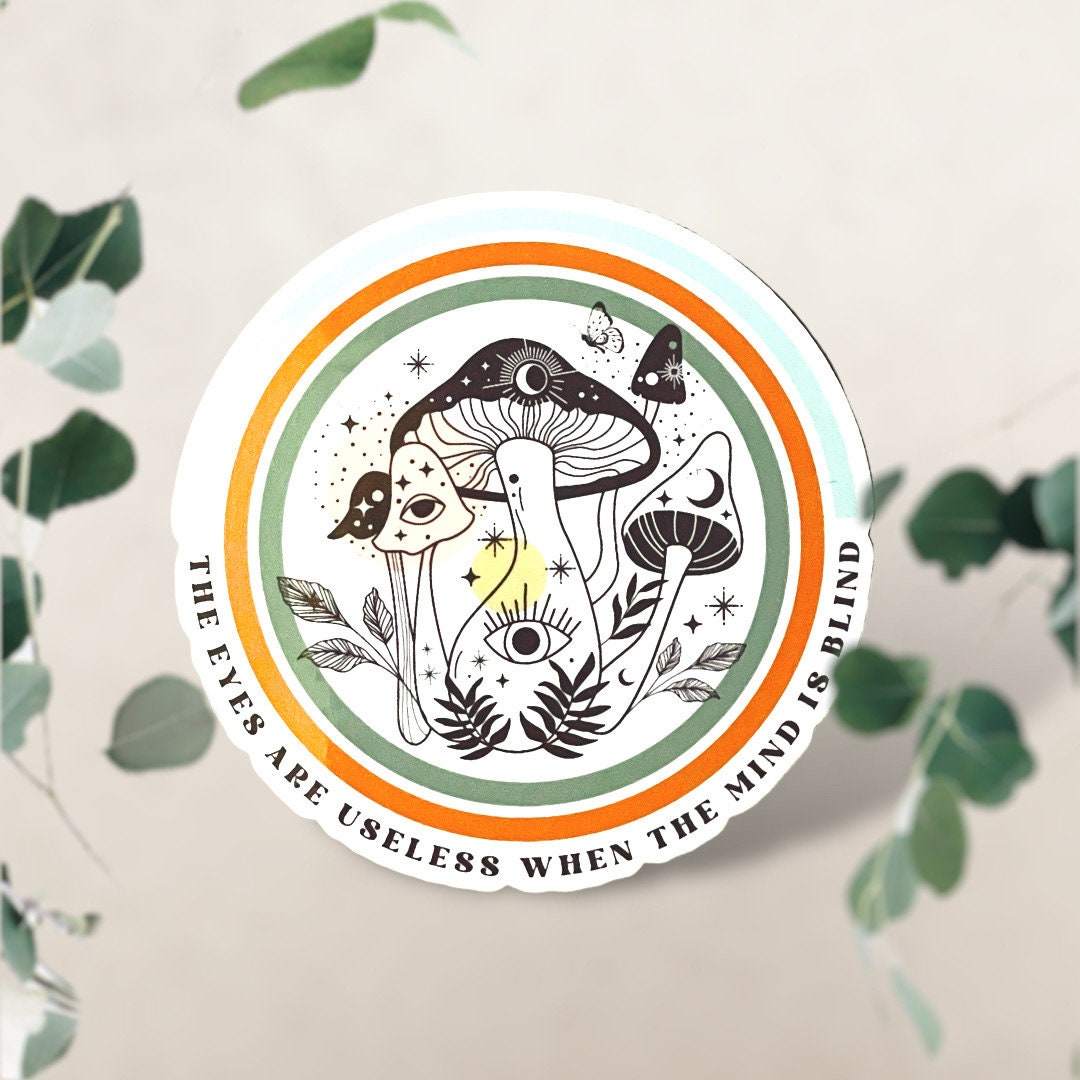 Mental Health Sticker Mind is Blind Inspirational Vinyl Decal for ...