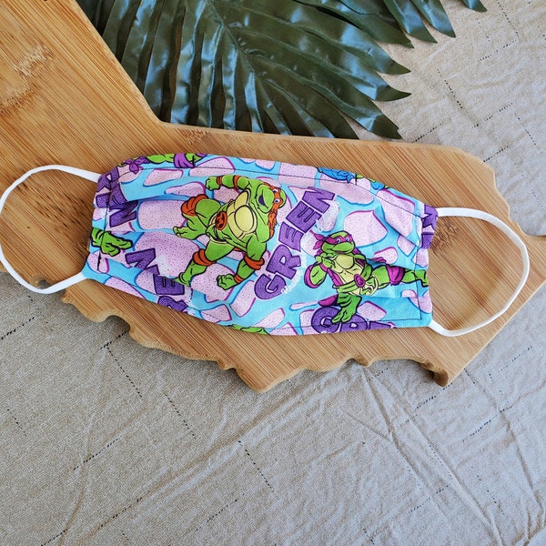 Teenage Mutant Ninja Turtle Face Mask - Etsy