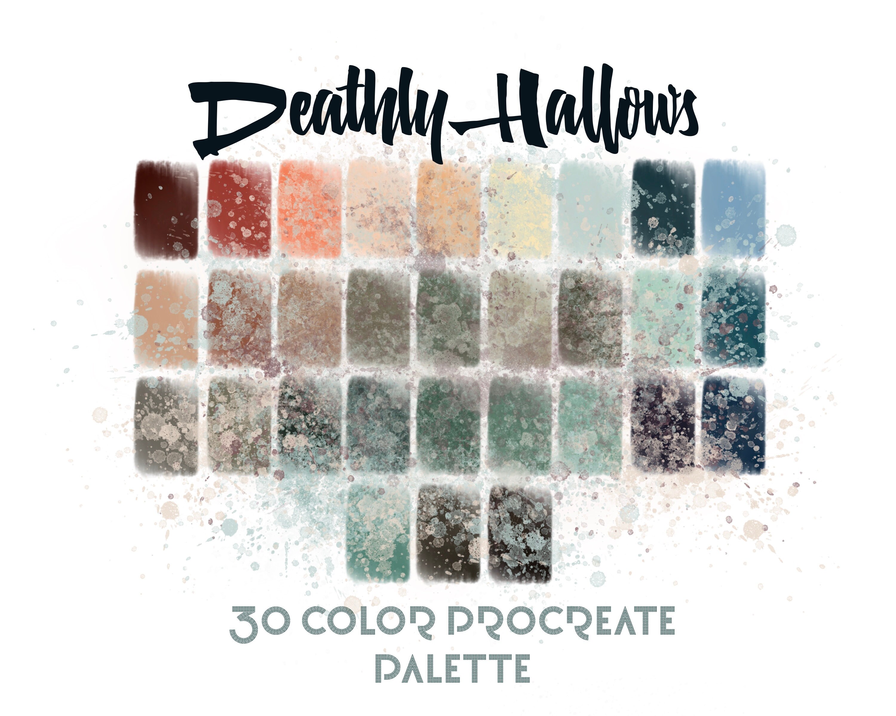 Deathly Hallows Procreate Color Palette / Instant Download / Digital ...
