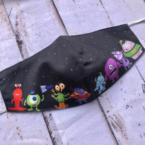 Monsters Inc Face Mask Mike and Sully Face Mask Disney Face | Etsy