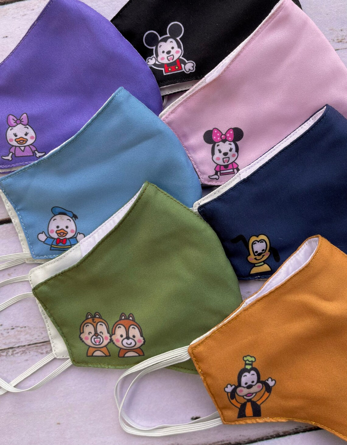 Mickey Mouse Mask Mickey Face Mask Minnie Face Mask Donald - Etsy