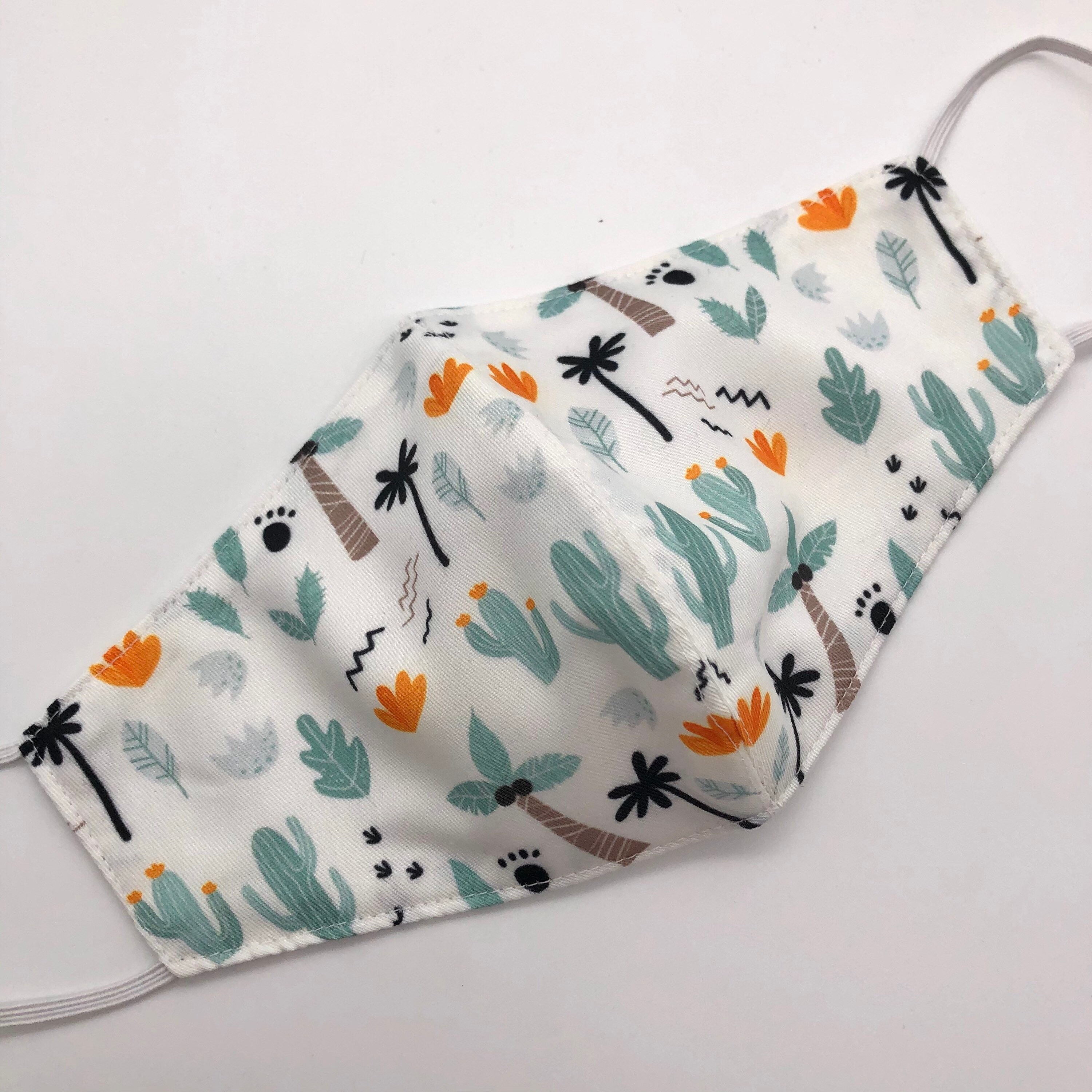 Tropical Cotton Face Mask Colorful Cotton Face Mask Desert - Etsy