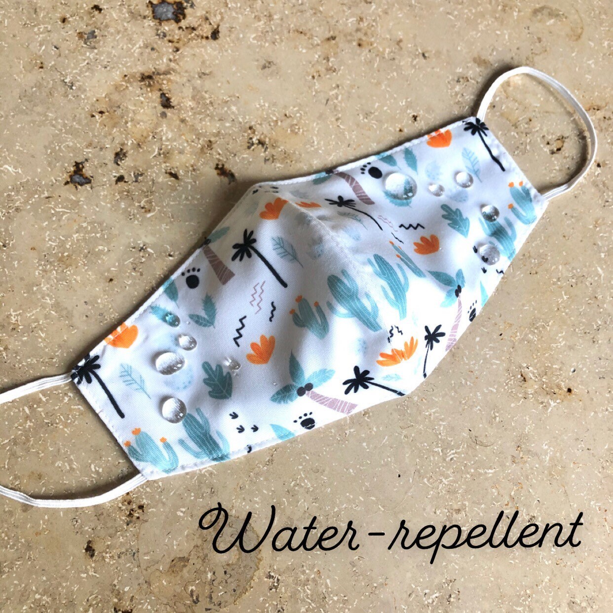 Tropical Cotton Face Mask Colorful Cotton Face Mask Desert - Etsy
