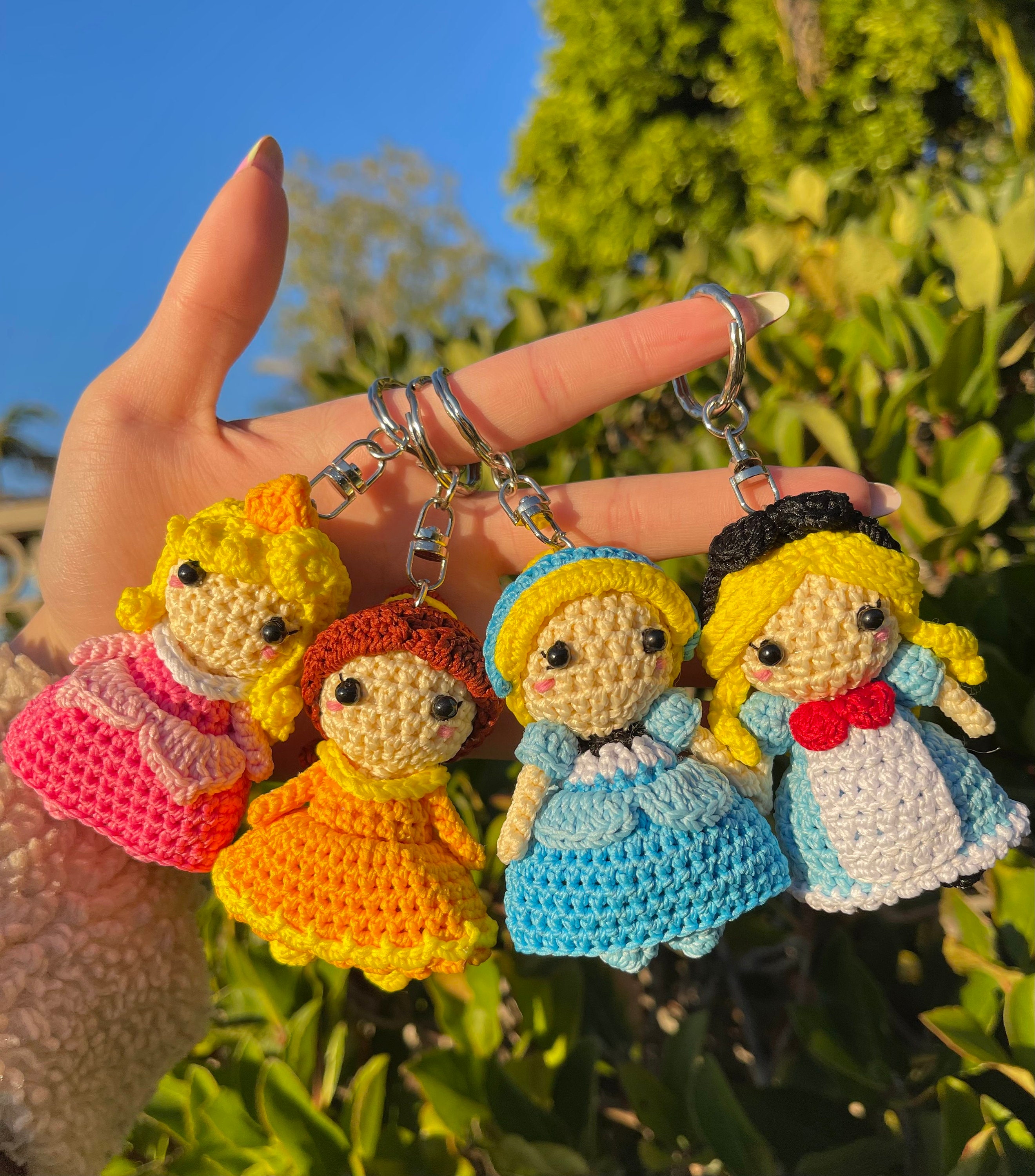 Disney Princess Keychain Princess Keychain Ariel Keychain - Etsy