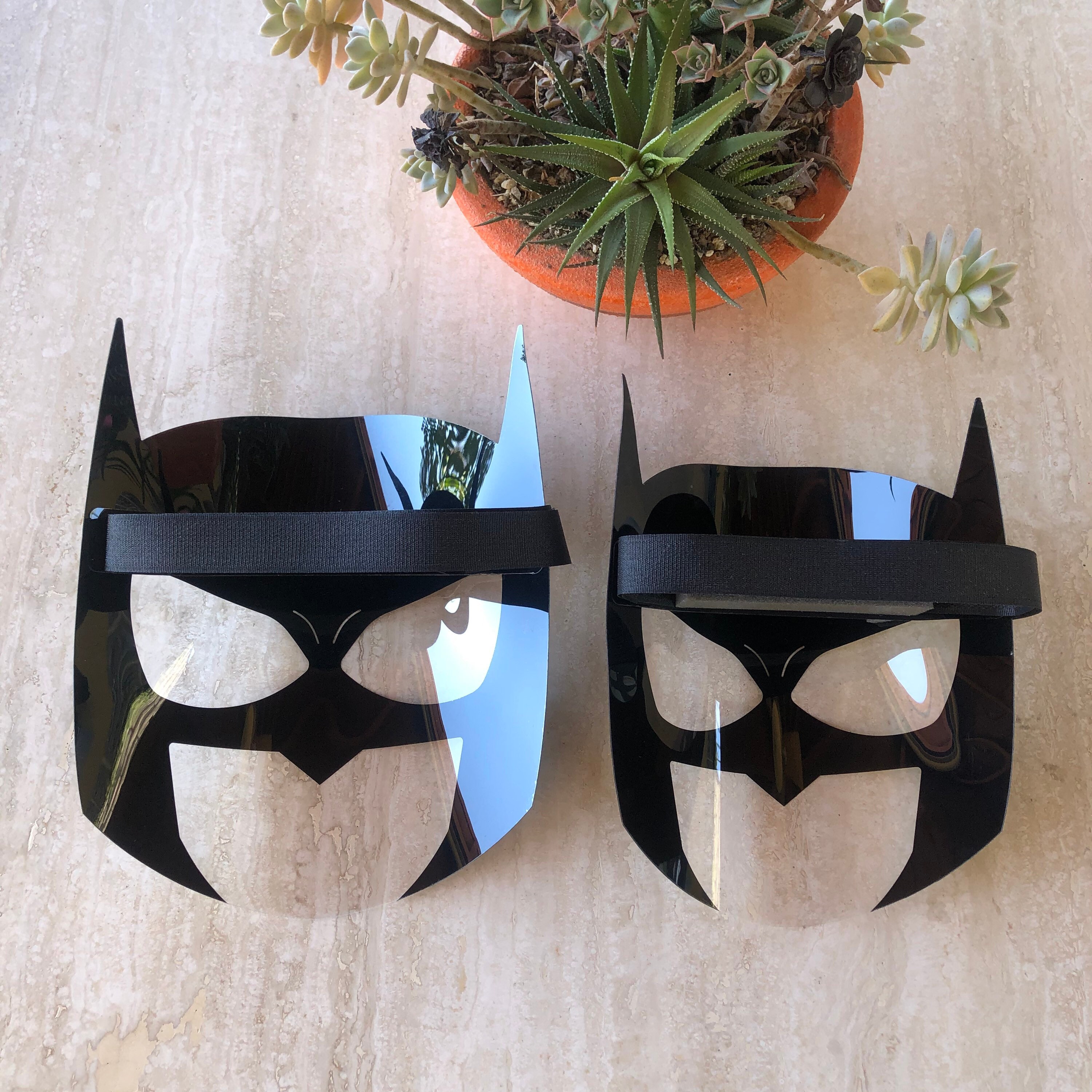 Batman Face Shield Face Shield Clear Face Shield Cute - Etsy