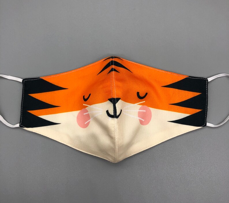 Halloween Face Mask Funny Animal Face Mask Washable Face - Etsy