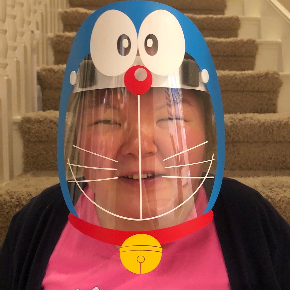 Fun Face Shield Face Shield Clear Face Shield Cute Face | Etsy