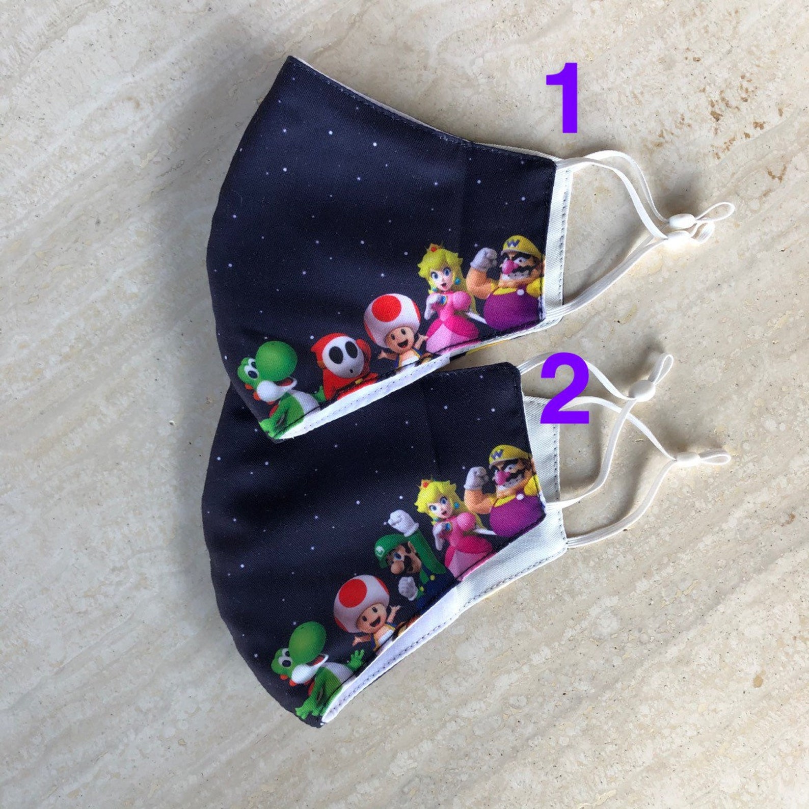 Nintendo Face Mask Super Mario Bros Face Mask Yoshi Face - Etsy