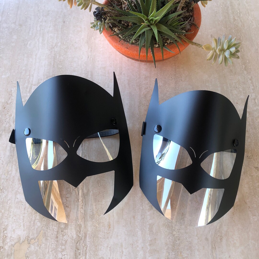 Batman Face Shield- Face Shield - Clear Face Shield - Cute Face Shield ...