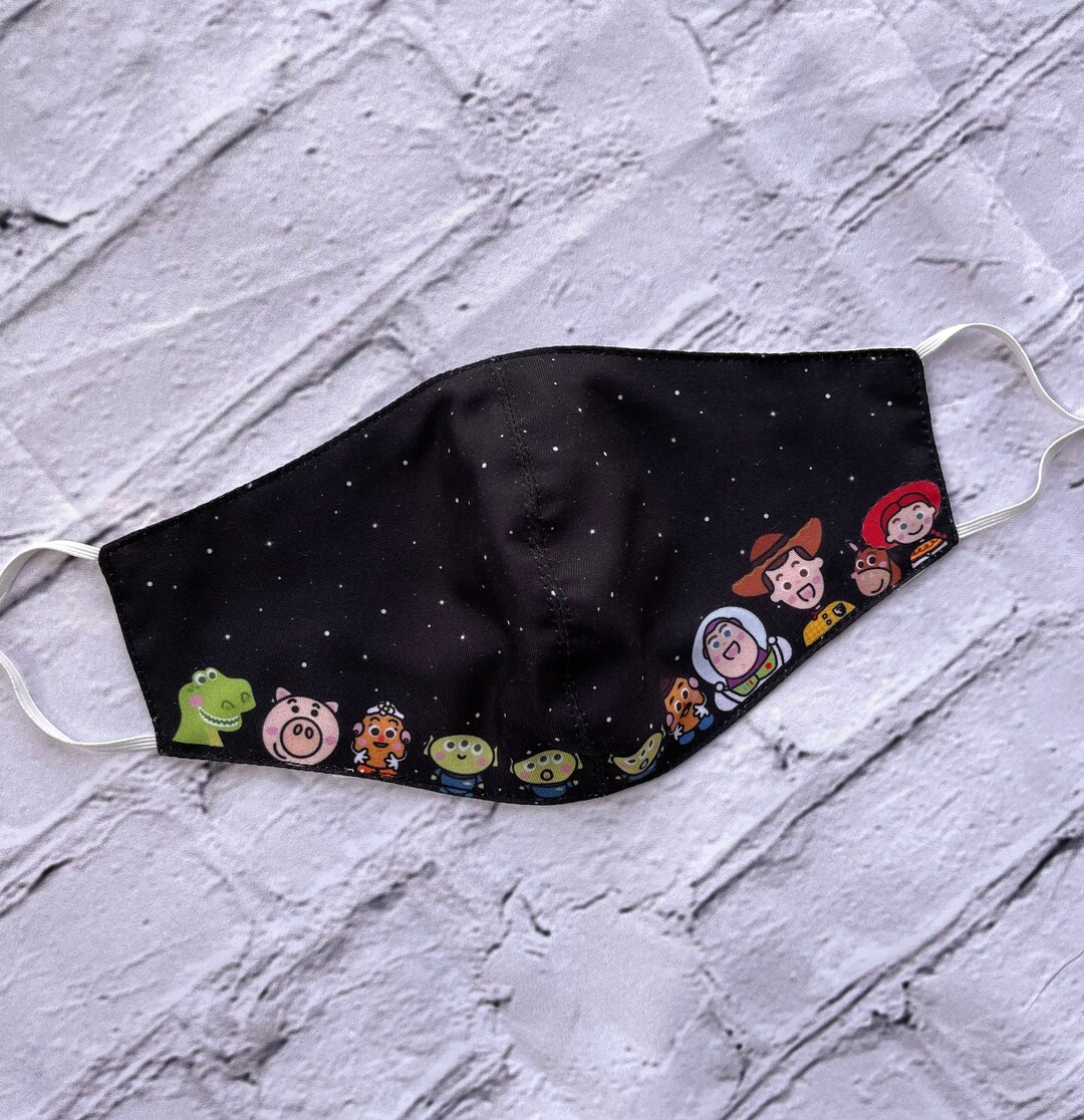 Toy Story Face Mask, Disney Face Mask, Buzz & Woody Face Mask, Cute ...