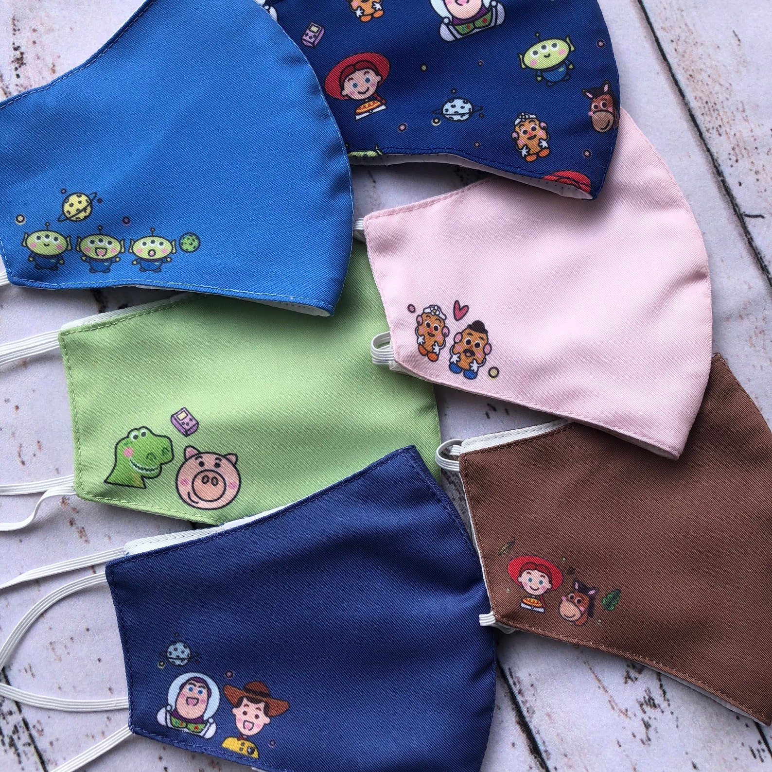 Toy Story Face Mask Disney Face Mask Buzz and Woody Face - Etsy